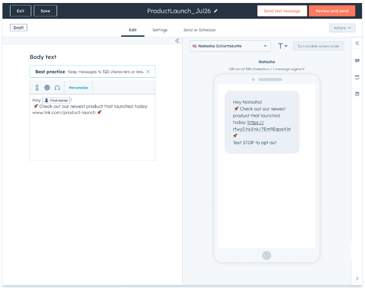 HubSpot Launches Native SMS Beta